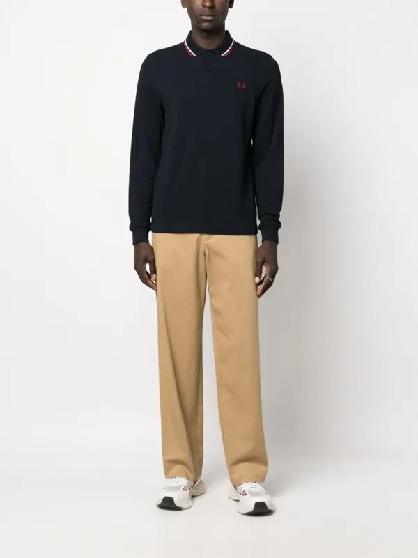 Fred Perry Logo-embroidered Cotton Polo Shirt
