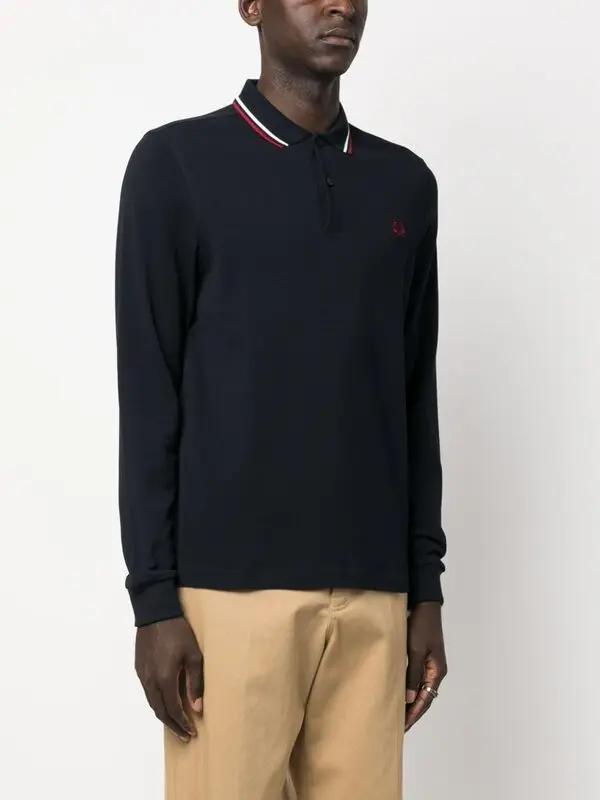 Fred Perry Logo-embroidered Cotton Polo Shirt