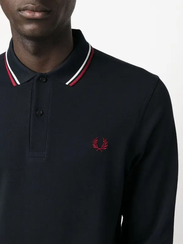 Fred Perry Logo-embroidered Cotton Polo Shirt