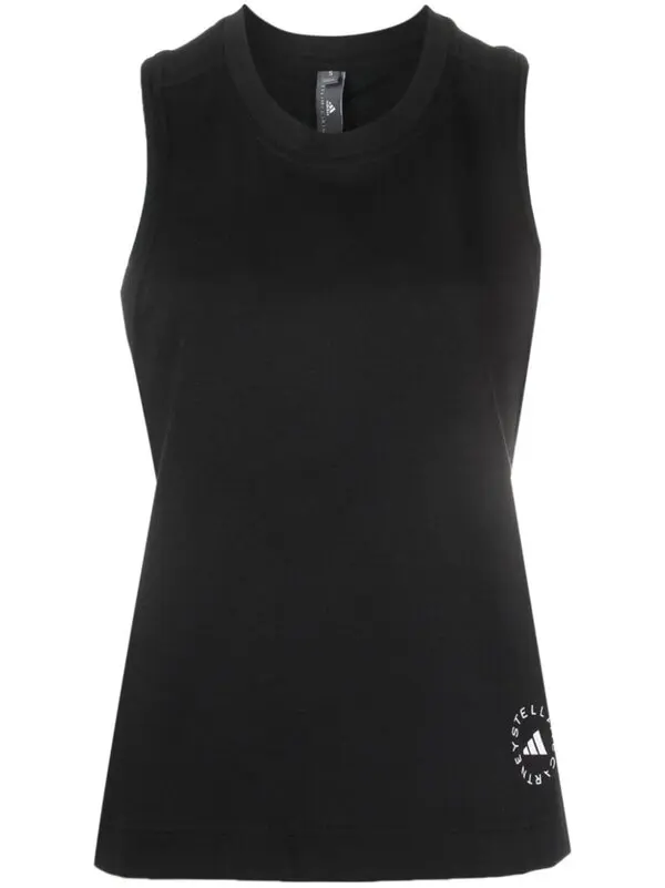 Adidas By Stella McCartney Logo-print Tank Top - Black
