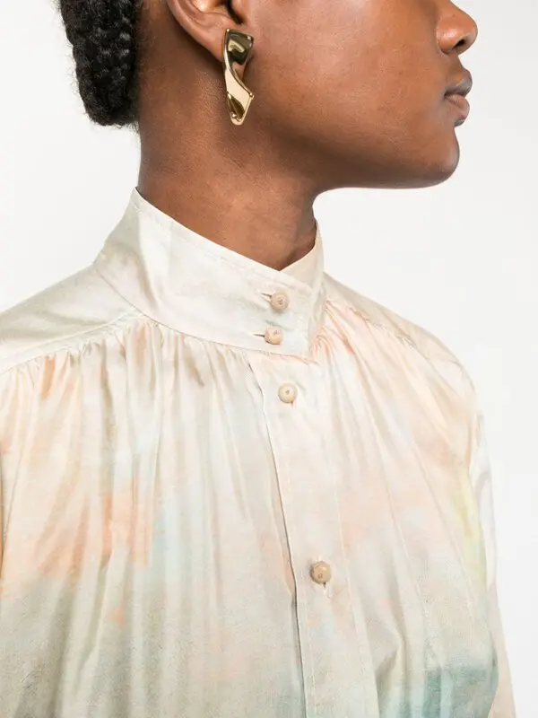 Zimmermann Luminosity Painterly-print Lace Dress