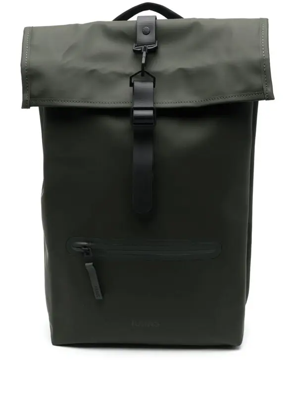 Rains W3 Foldover-top Backpack - Green