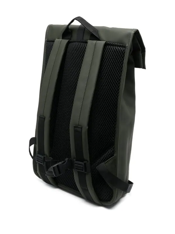 Rains W3 Foldover-top Backpack - Green