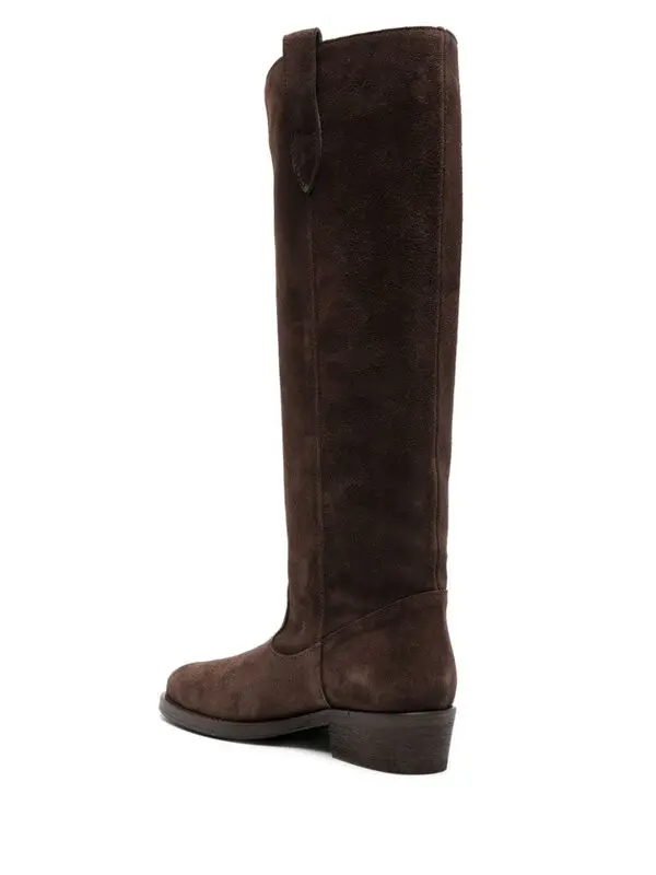 VIA ROMA 15 Panelled Suede Knee-high Boots