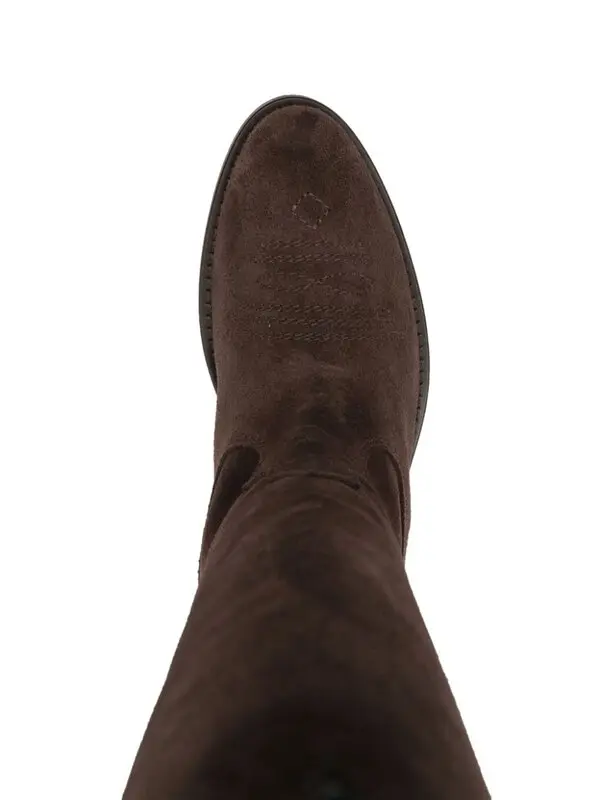 VIA ROMA 15 Panelled Suede Knee-high Boots