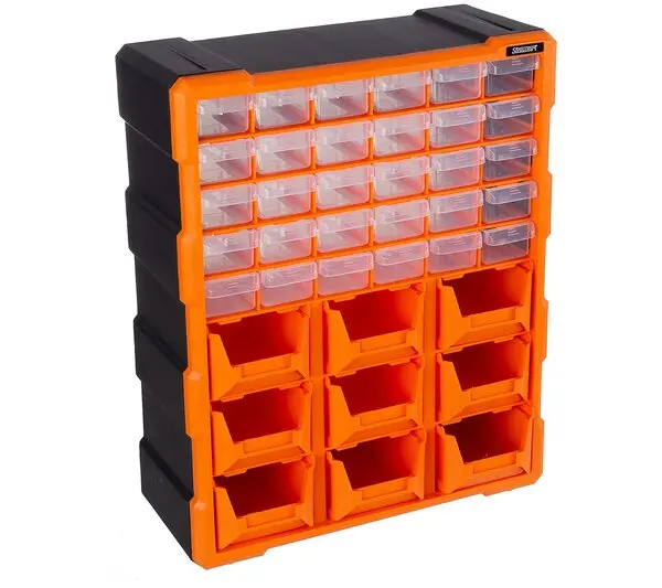 STALWART Plastic Storage Drawers 39-drawer Or Ganizer - One-color