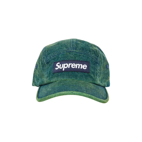 Supreme Denim Camp Cap - Green