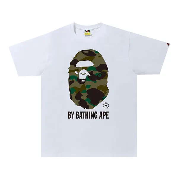 A BATHING APE 1st Camo Bathing Ape Tee - White
