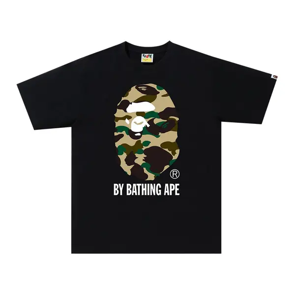 A BATHING APE 1st Camo Bathing Ape Tee /yellow - Black