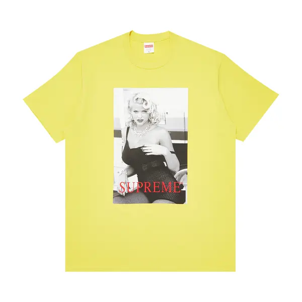Supreme Anna Nicole Smith Tee 'lemon - Yellow