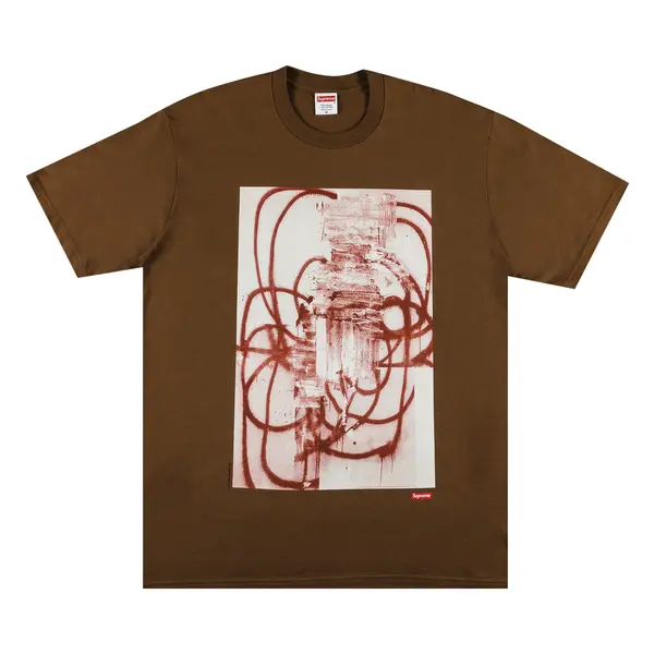 Supreme X Christopher Wool 2001 Tee - Brown