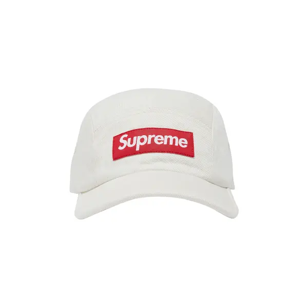 Supreme Denim Camp Cap - Cream