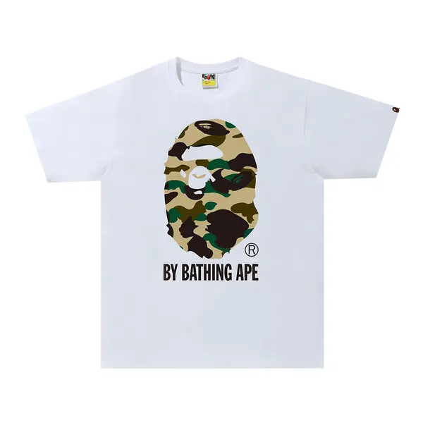 A BATHING APE 1st Camo Bathing Ape Tee /yellow - White
