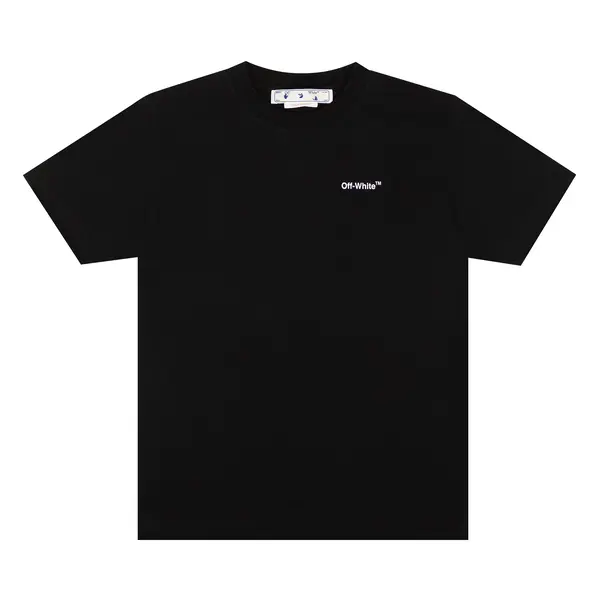 Off-White Caravag Arrow Slim Short-sleeve Tee /white - Black