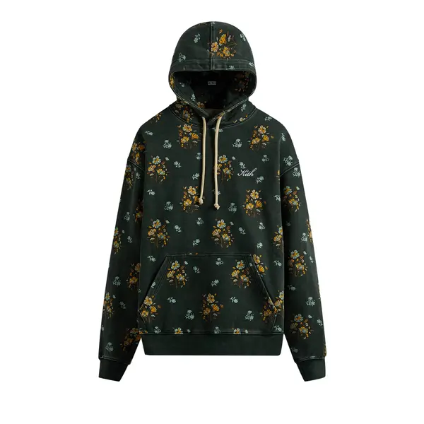 Kith Begonia Floral Williams Iii Hoodie - Green
