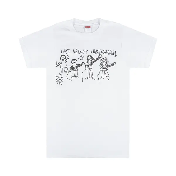 Supreme The Velvet Underground Drawing T-shirt - White