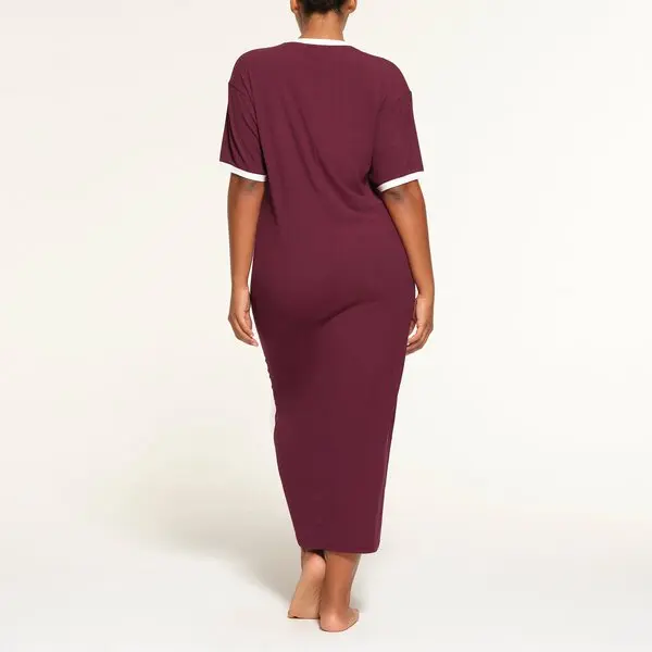 open lace back dress Soft Lounge Slip Dress