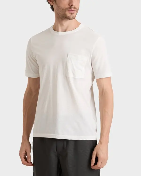 Vilebrequin Organic Cotton Tshirt Solid Tee Shirt Titan - Beige