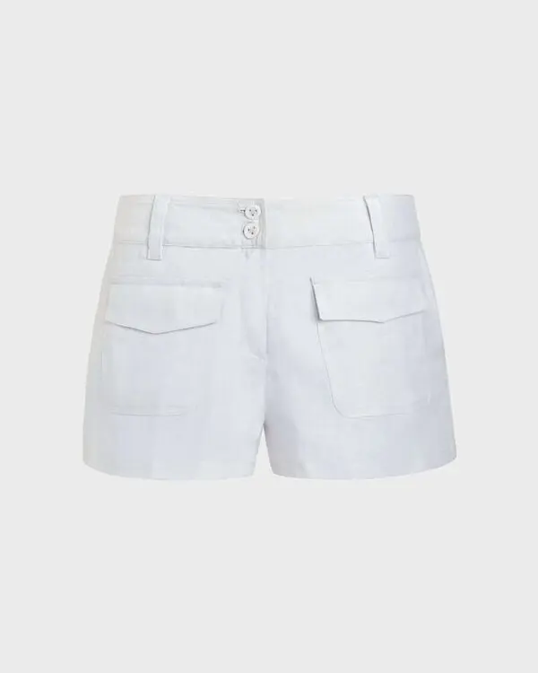 Vilebrequin Linen Bermuda Shorts - White