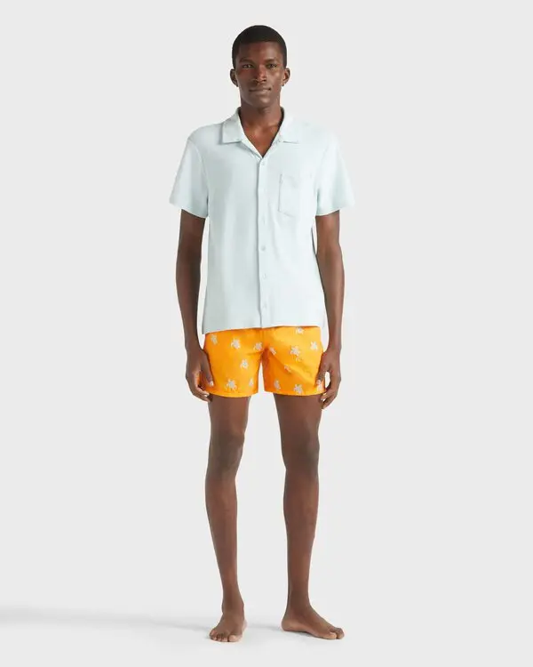 Vilebrequin Terry Bowling Shirt Solid Shirt Charli