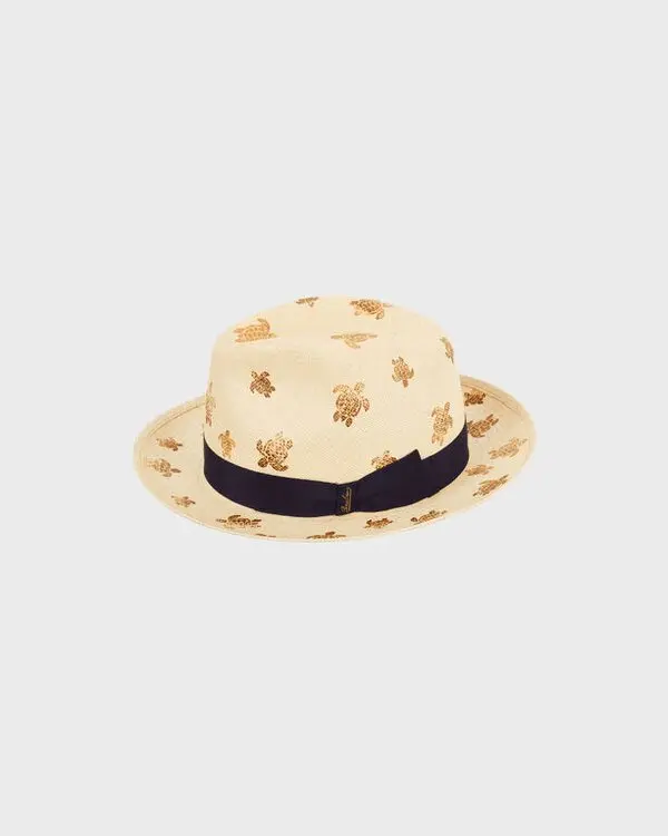 Vilebrequin X Borsalino Straw Panama Hat - Beige