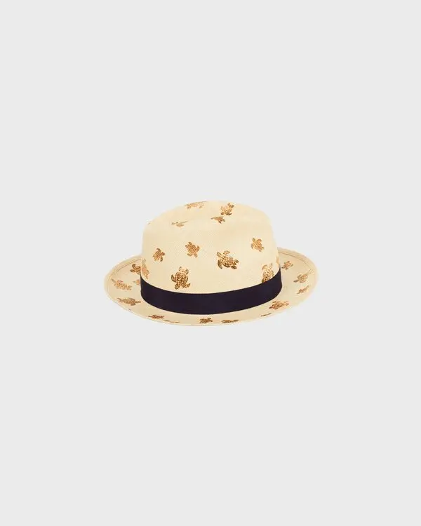 Vilebrequin X Borsalino Straw Panama Hat