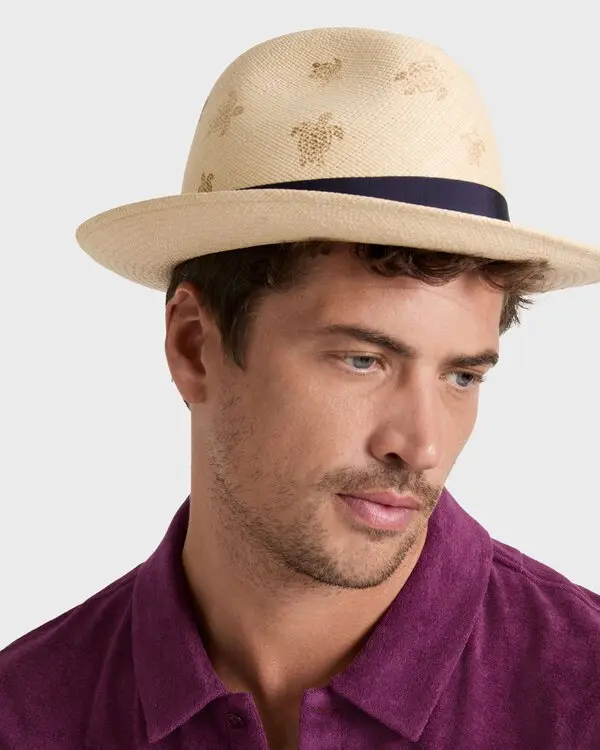 Vilebrequin X Borsalino Straw Panama Hat