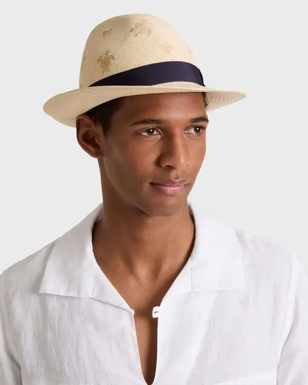 Vilebrequin X Borsalino Straw Panama Hat