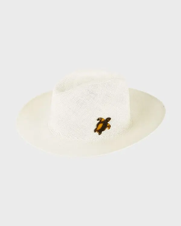 Vilebrequin Natural Straw Wide Brim Hat