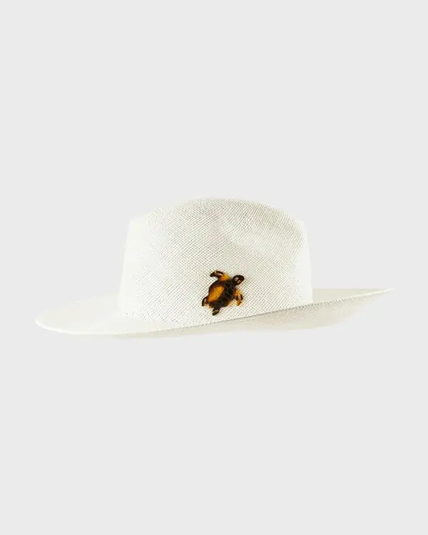 Vilebrequin Natural Straw Wide Brim Hat