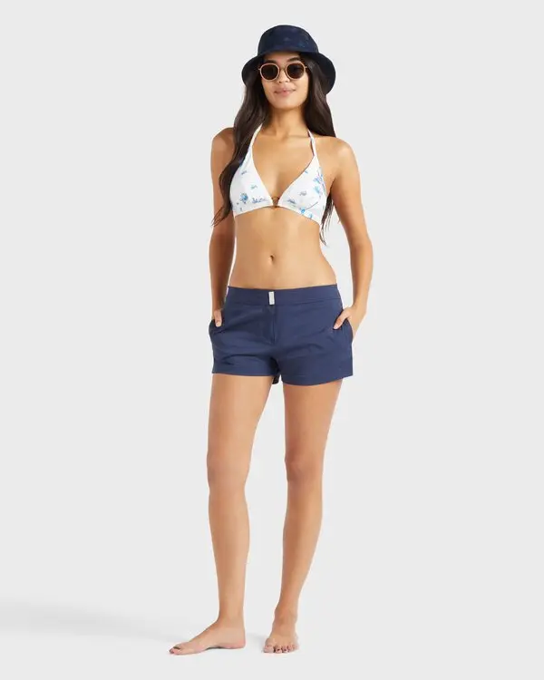 Vilebrequin Flat Belt Stretch Swim Short - Blue