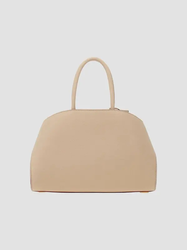 FERRAGAMO Hug Top-handle Bag - Stone