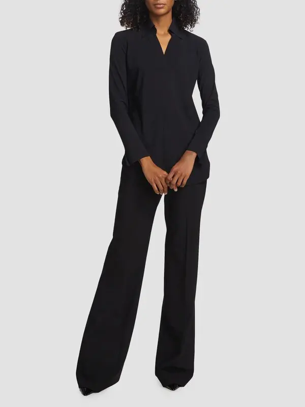 Chiara Boni La Petite Robe Atena Long-sleeve Blouse - Black