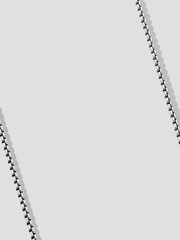 David Yurman Box Chain Necklace In Sterling 2.7mm