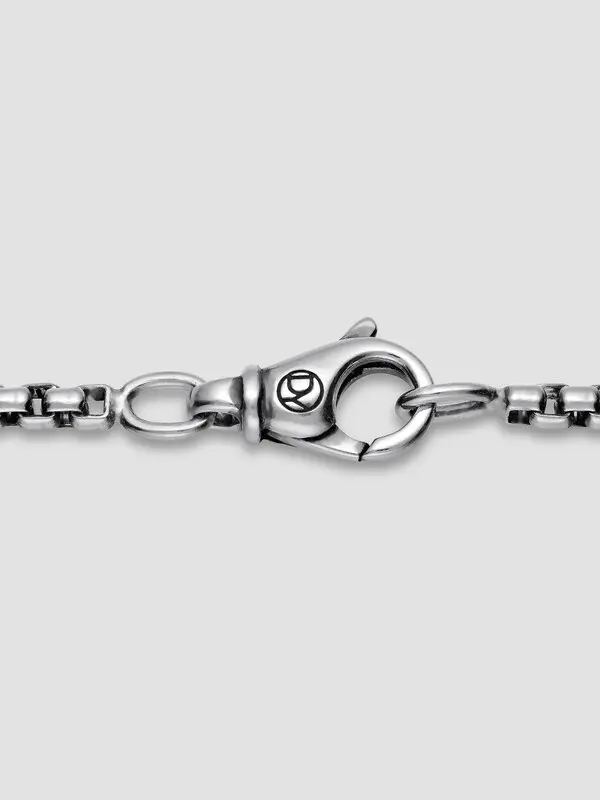 David Yurman Box Chain Necklace In Sterling 2.7mm