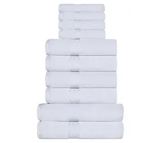SUPERIOR Turkish Cotton Ultra-plush Solid 10-pi Ece Towel Set