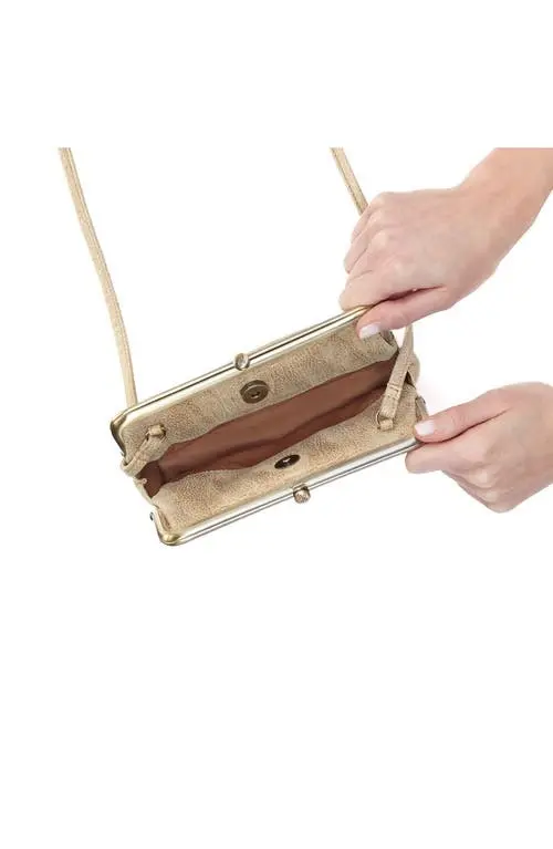 Hobo Lauren Leather Frame Crossbody Bag