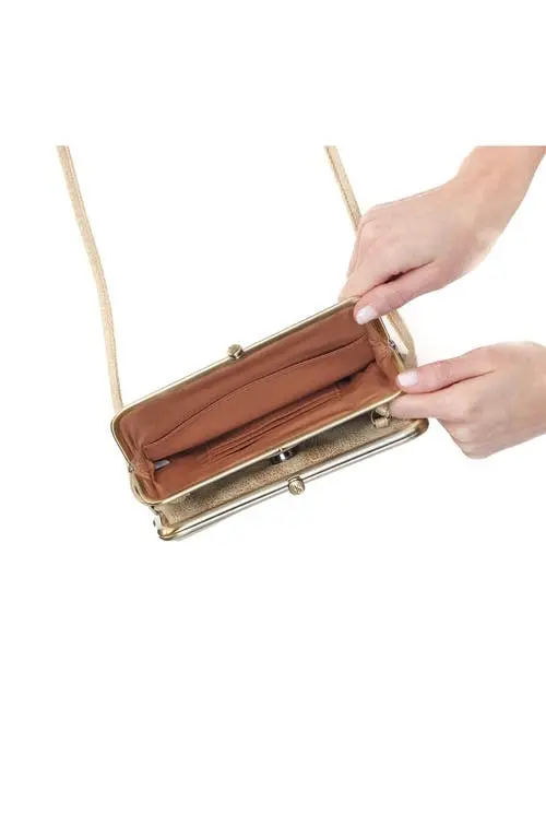 Hobo Lauren Leather Frame Crossbody Bag