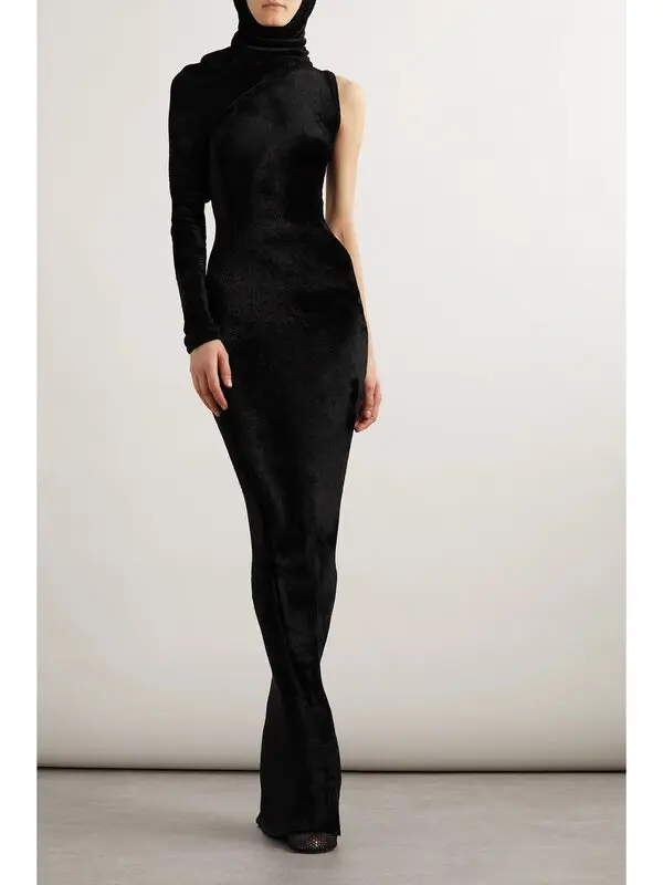 Alaïa Convertible Chenille Gown