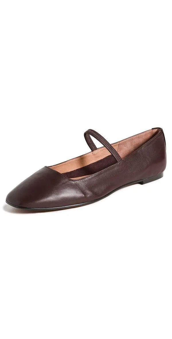 Madewell The Greta Ballet Flats - Chocolate Raisin