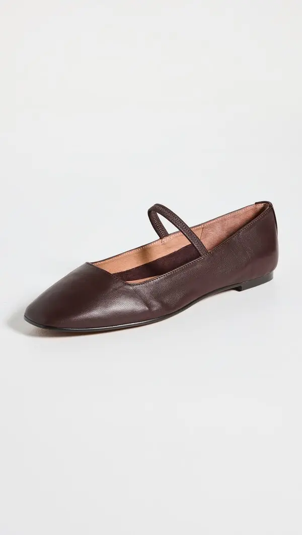 Madewell The Greta Ballet Flats - Chocolate Raisin