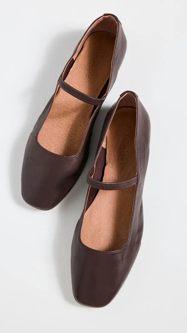Madewell The Greta Ballet Flats - Chocolate Raisin