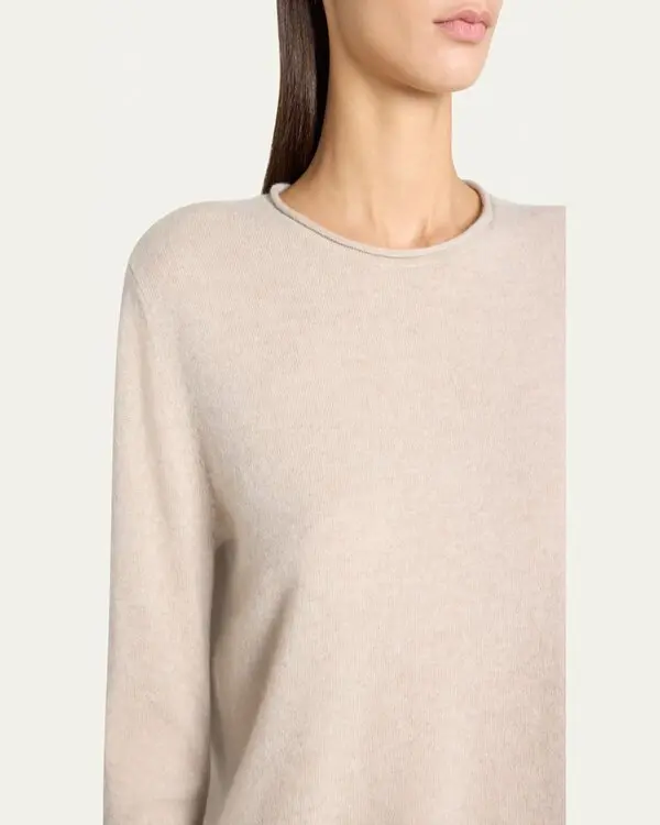LISA YANG Ida Cashmere Crewneck Sweater - Black