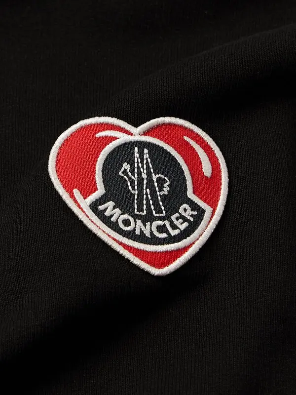 Moncler Logo-appliquéd Cotton-jersey Sweatshirt