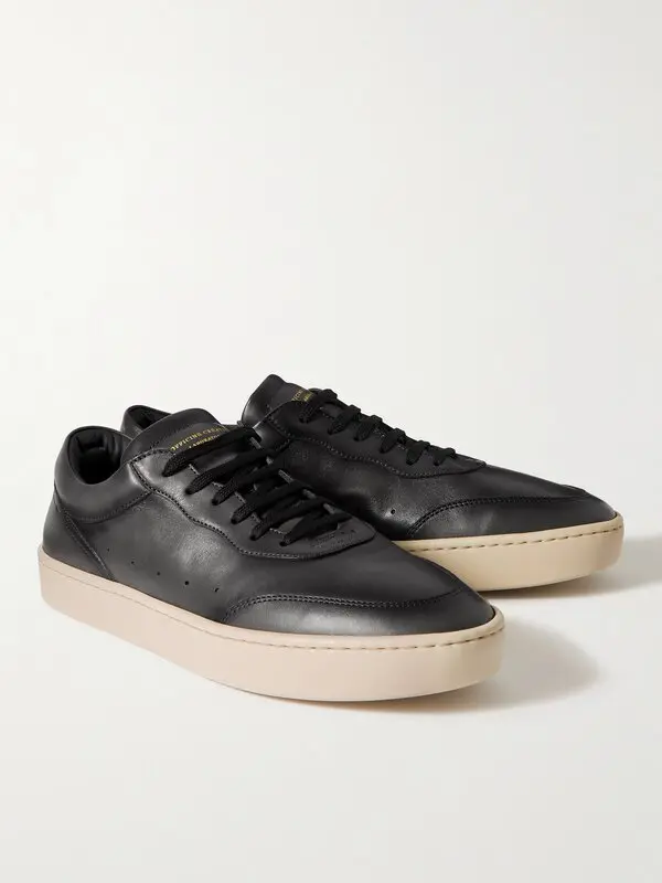 Officine Creative Kyle Lux 001 Leather Sneakers Eu 40 In Gray - 40 