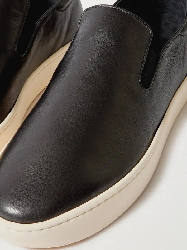 Officine Creative Bug Leather Slip-on Sneakers