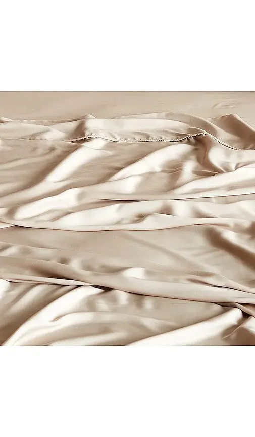 ETTITUDE Signature Sateen Duvet Cover In Cloud In Ivory - Sand