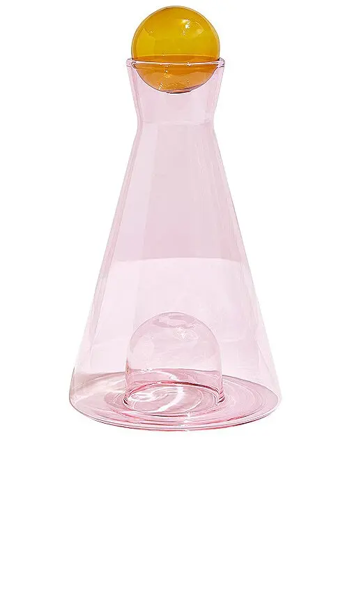 FAZEEK Vice Versa Carafe In Pink - Pink & Amber