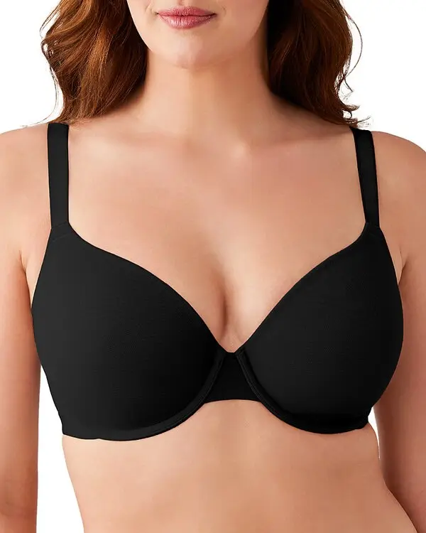 Wacoal Shape Revelation Shallow Top Contour Underwire Bra - Black