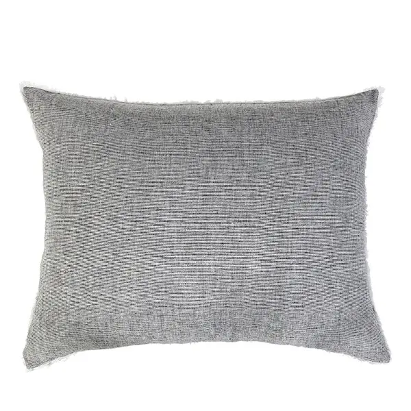POM POM AT HOME Logan Big Pillow - Charcoal